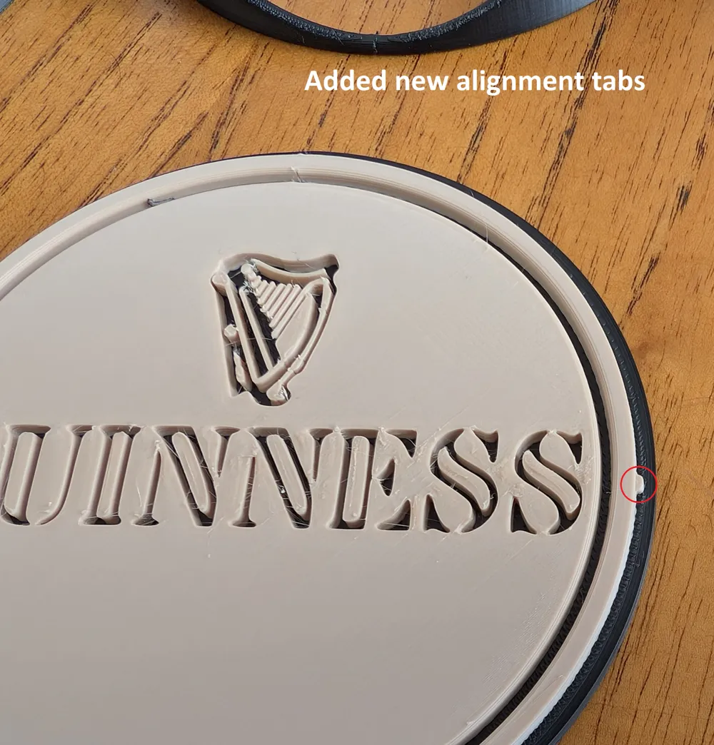 Coaster Holder for 5 Irish Stout Beer Coaster by Chris H MakerWorld ...