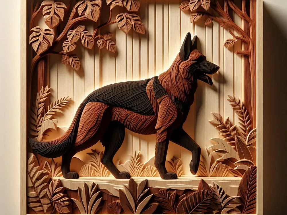 German Shepherd Box by GUALAsandvik MakerWorld: Download Free 3D Models