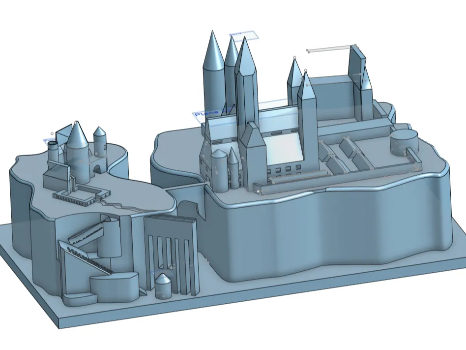 Hogwarts Model by bobMakerWorld: Download Free 3D Models