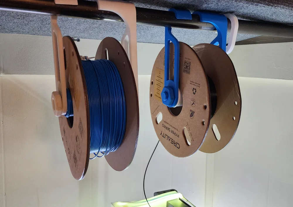 Rod Spool Holder Remixed by SkriblzZ MakerWorld: Download Free 3D Models