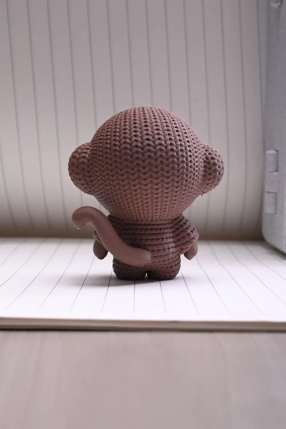 Knitted Monkey by mRed MakerWorld: Download Free 3D Models