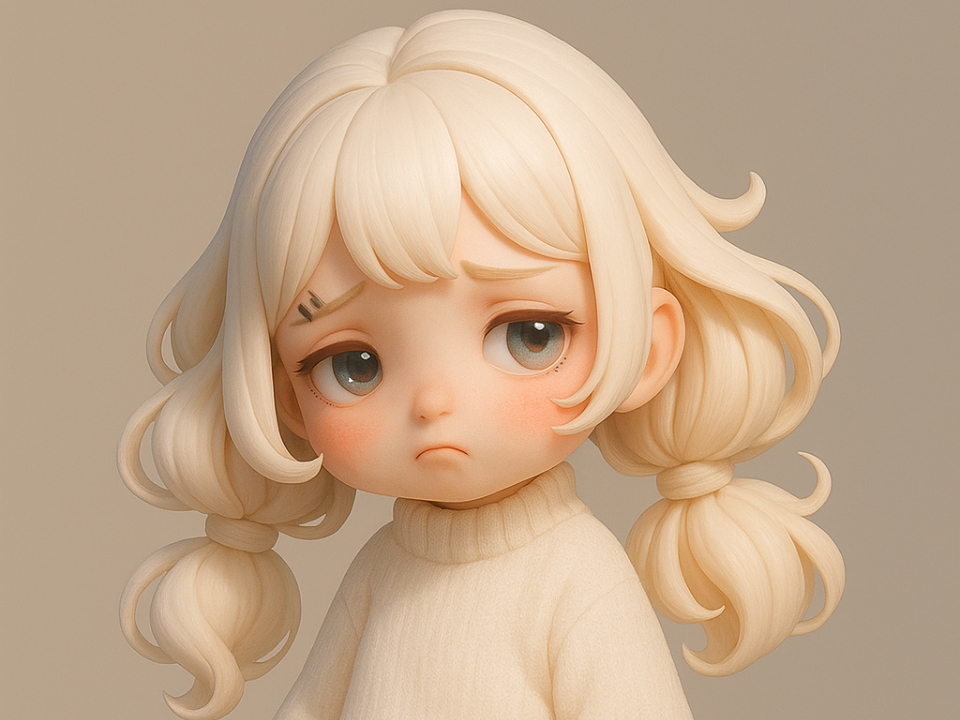Little Mood Doll by user_1225354432 MakerWorld: Download Free 3D Models