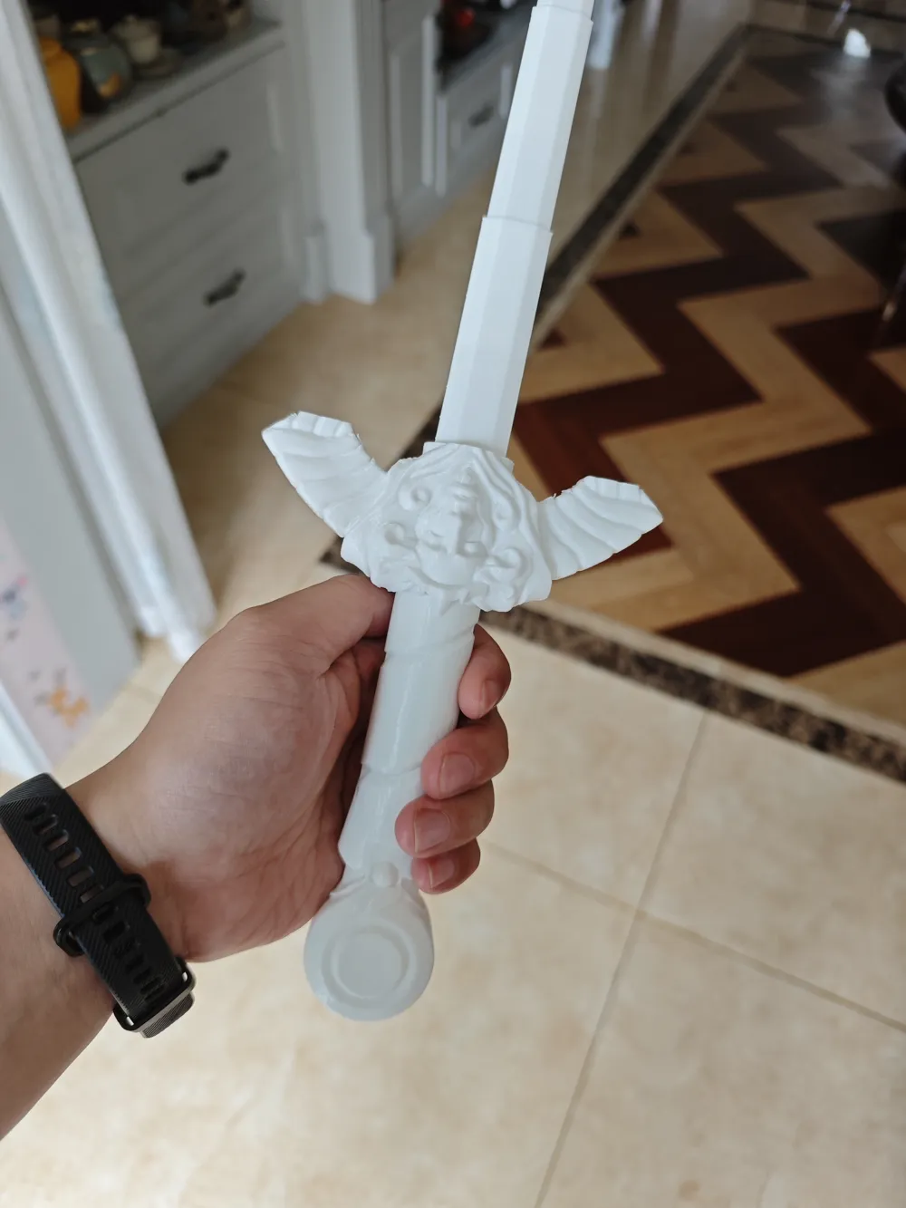 4-section retractable dark retractable sword no supports one-click easy ...