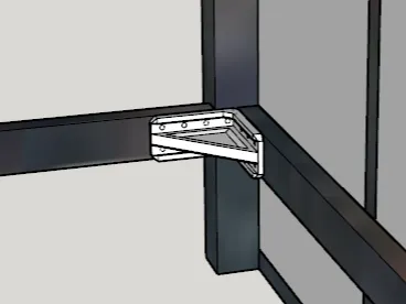 4040 aluminum profile double-slot corner bracket large size - Free 3D ...