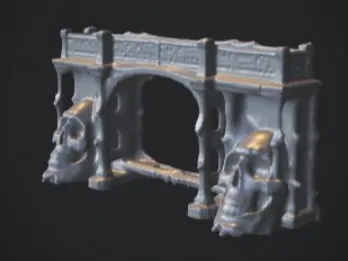 Skull Bridge - Bone Bridge by Zio MichMakerWorld: Download Free 3D Models