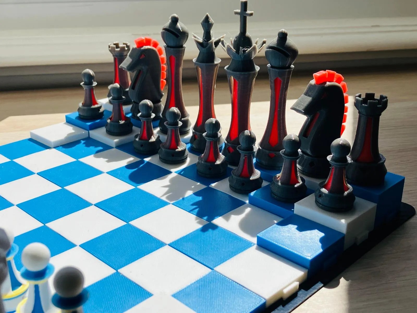 Futuristic Chess pieces by benji MakerWorld: Download Free 3D Models