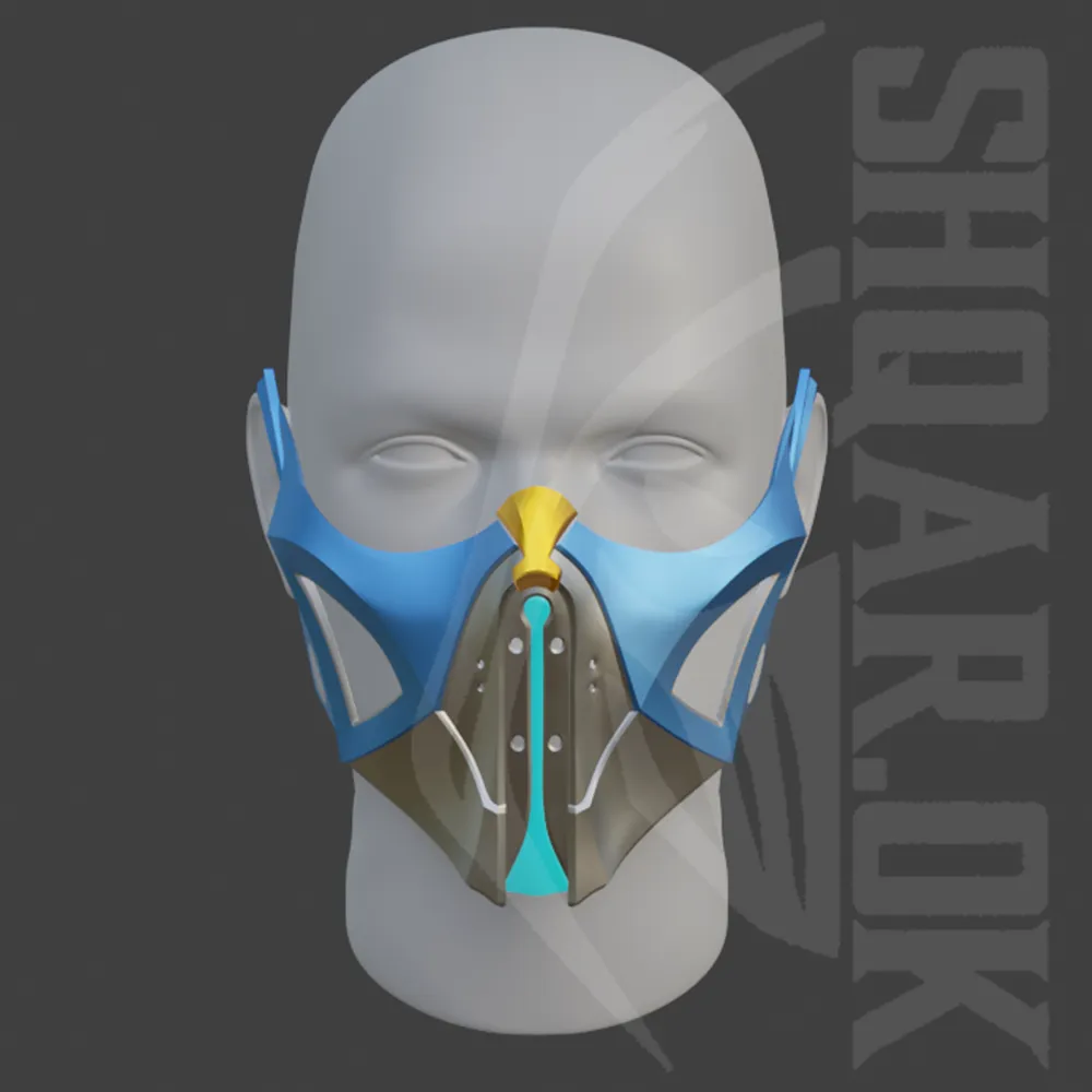 Mortal Kombat 11 Frost Mask – Cyberpunk Edition by ShQ@r.Ok MakerWorld ...
