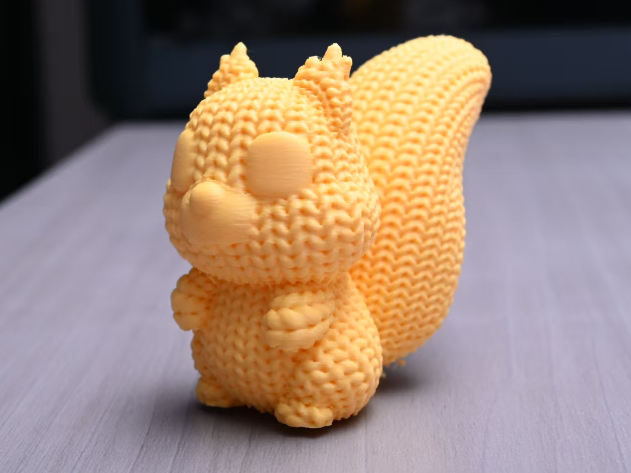 Knitted Squirrel by mRed MakerWorld: Download Free 3D Models