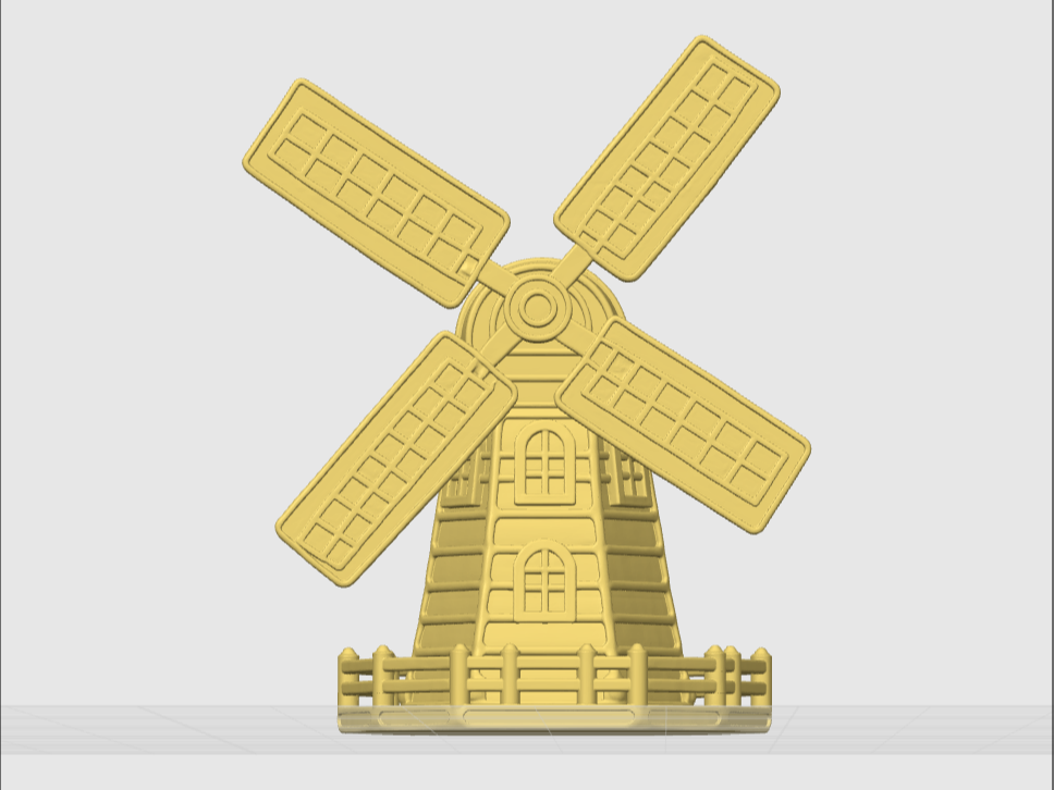 Windmill One-Piece by user_3064430402 MakerWorld: Download Free 3D Models