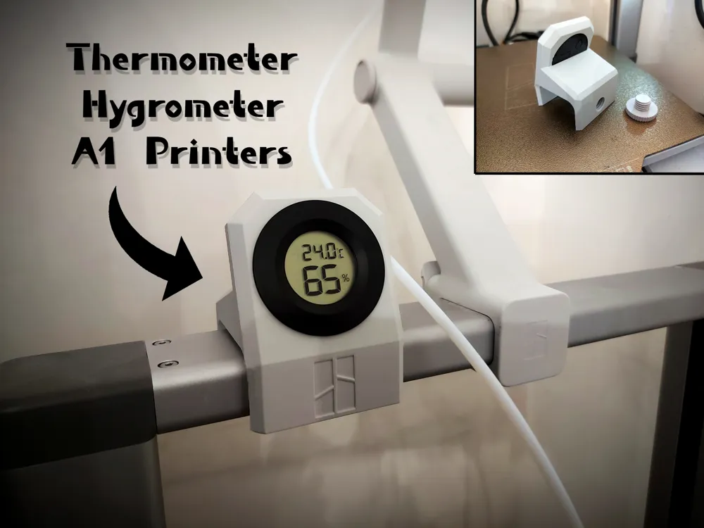 Thermometer Hygrometer A1 Printers - Free 3D Print Model - MakerWorld