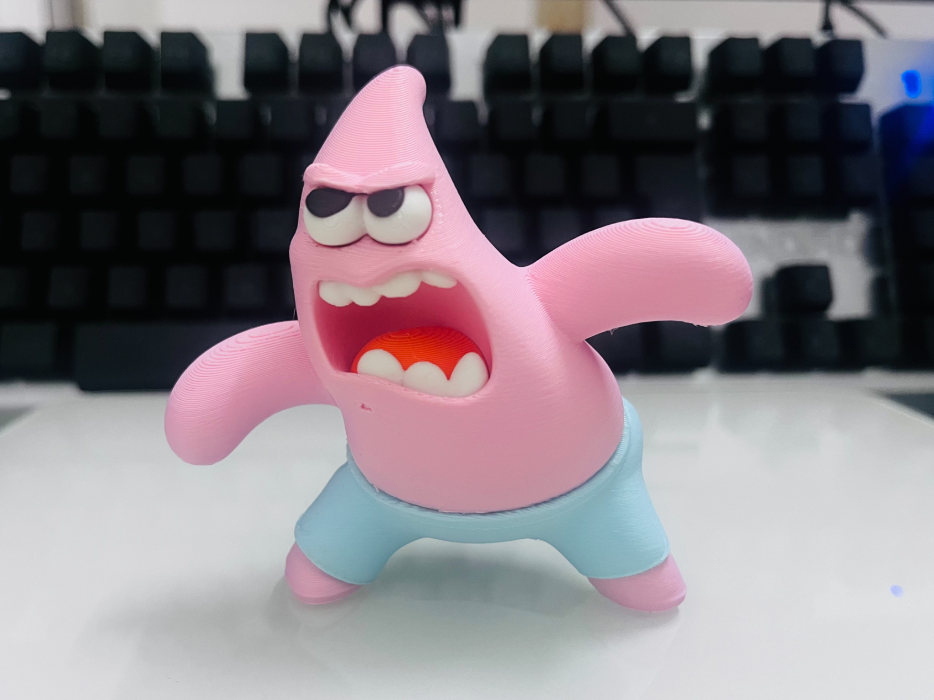 Angry Patrick Star by Rocket_luo MakerWorld: Download Free 3D Models