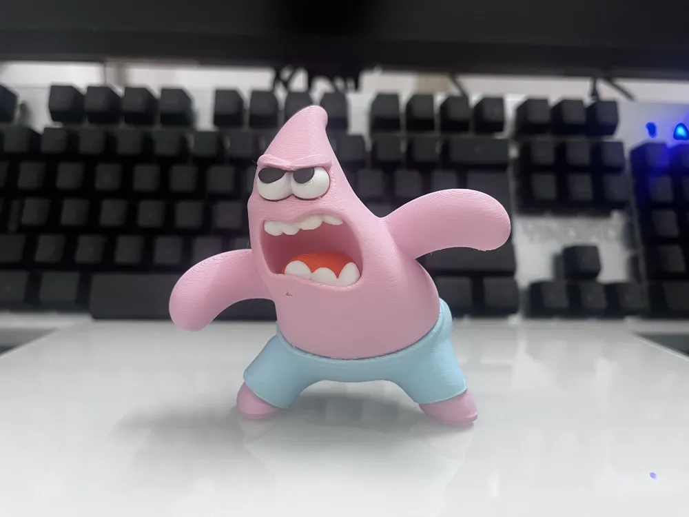 Angry Patrick Star by Rocket_luo MakerWorld: Download Free 3D Models