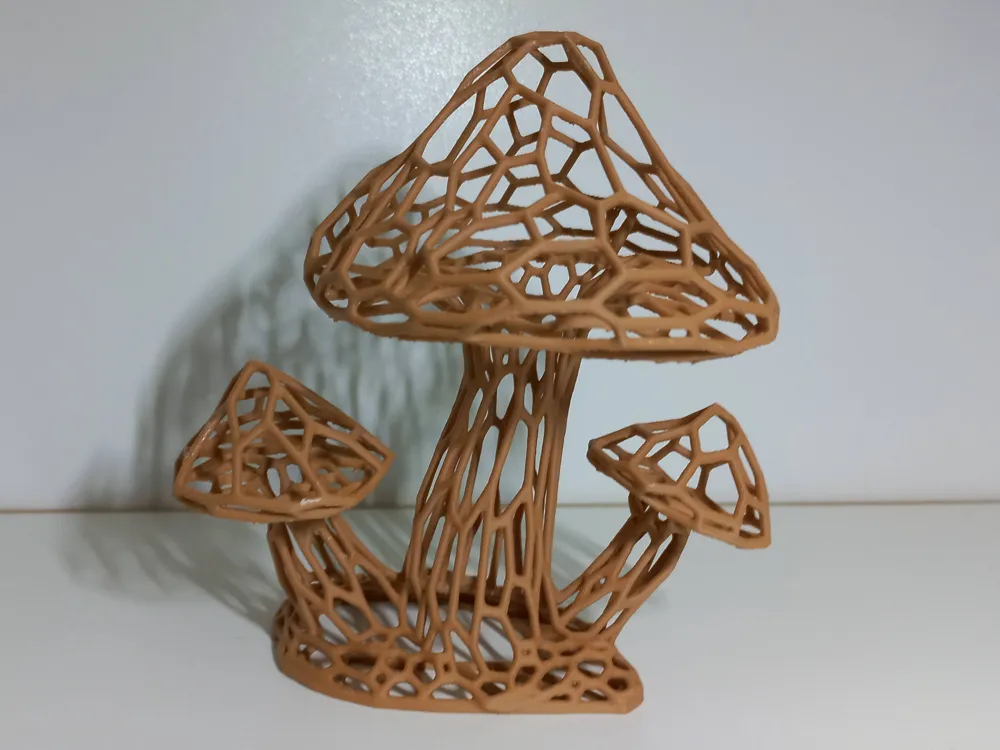 蘑菇沃罗诺伊图案 二次创作 - 来自 mosselini1 MakerWorld：免费下载 3D 模型