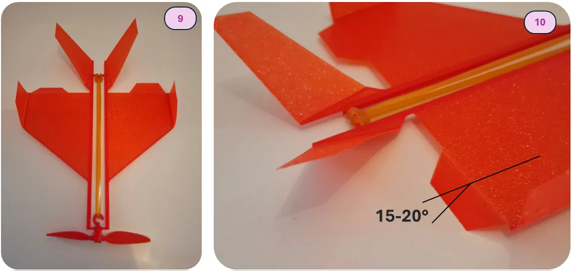 Wind-up aircraft "JetBuzz" - Free 3D Print Model - MakerWorld