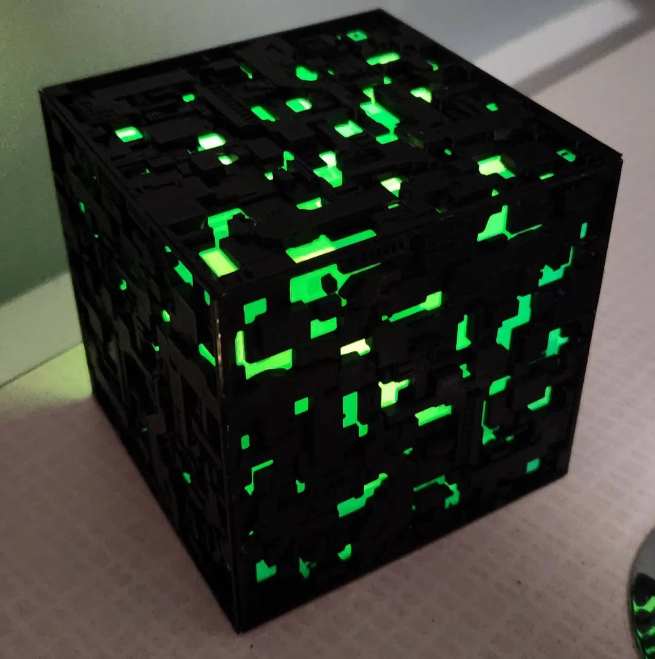Resistence is Futile - Light-Up Borg Cube - Free 3D Print Model ...
