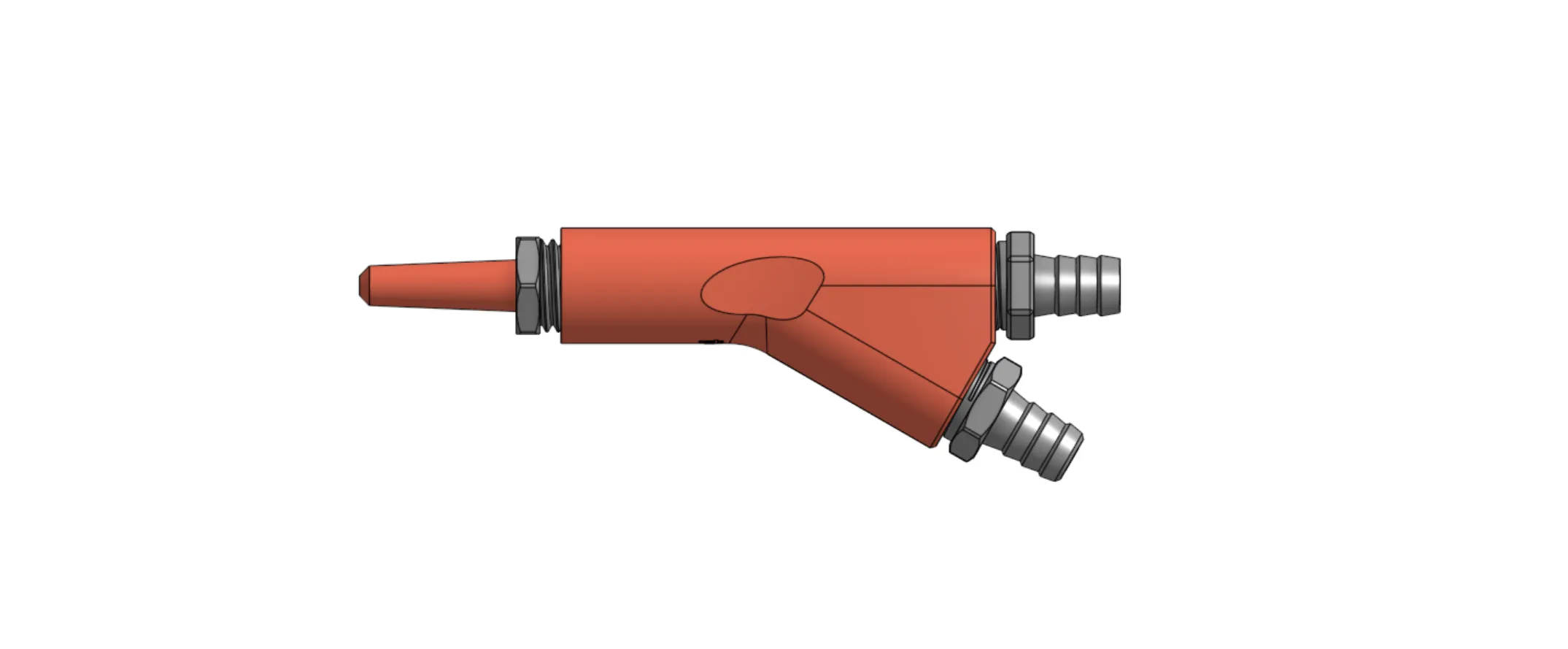Vapor Blast Gun V4 - Free 3D Print Model - MakerWorld