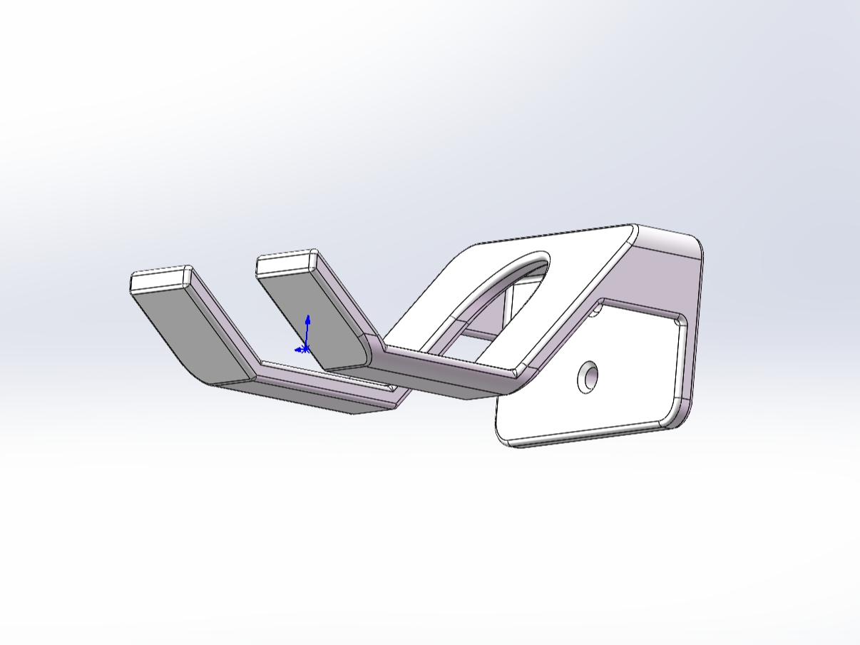Universal Handle Wall Mount (Nail-Free) by 别玩玩具 MakerWorld: Download ...