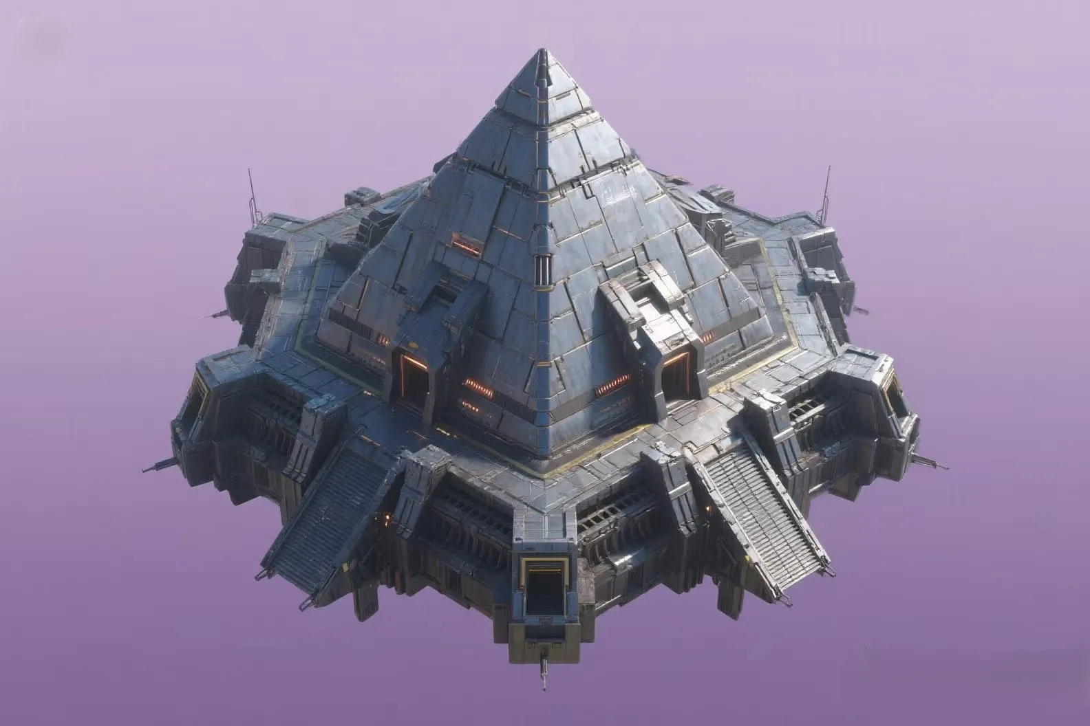 Pyramids of Egypt-Cyber Fortress Series by BennyJinn MakerWorld ...