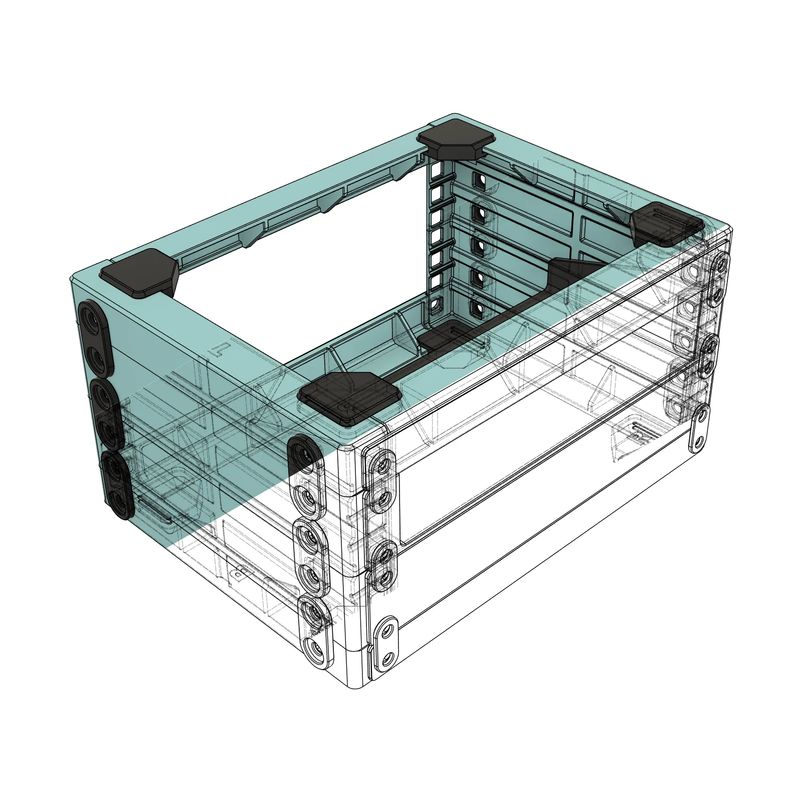Modular 10" Server Rack by Benjamin Kott MakerWorld: Download Free 3D ...