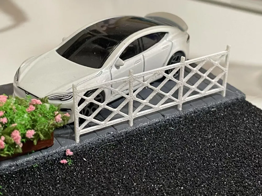 1:64 Scale Model Fence - Free 3D Print Model - MakerWorld