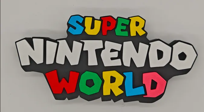 Super Daddy as Super Mario Logo / fathers day gift - Free 3D Print ...
