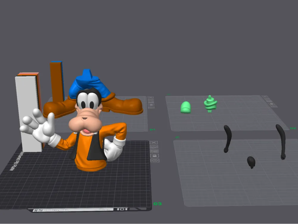 Goofy Pre-Painted Toon Legend Edition Fun Print by Ryan MakerWorld ...