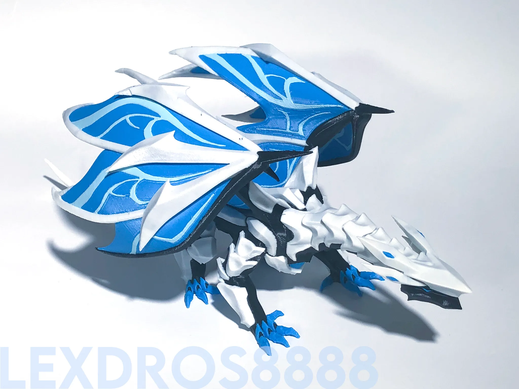 Cyber Mech dragon Scifi Model Statue Figure HI3 by Lexdros8888 ...