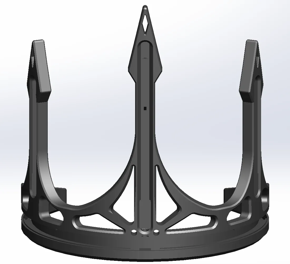 Crown of the Luminarch - Velkaris Core (LED Crown) by ShapeShift 3D ...