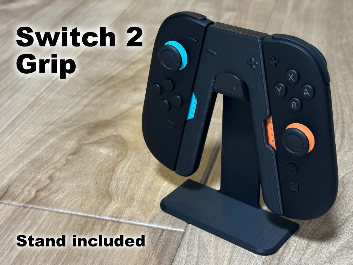 Switch 2 JoyCon 2 Mouse Adapter(Ergonomic Design) by rewolf MakerWorld: Download Free 3D Models