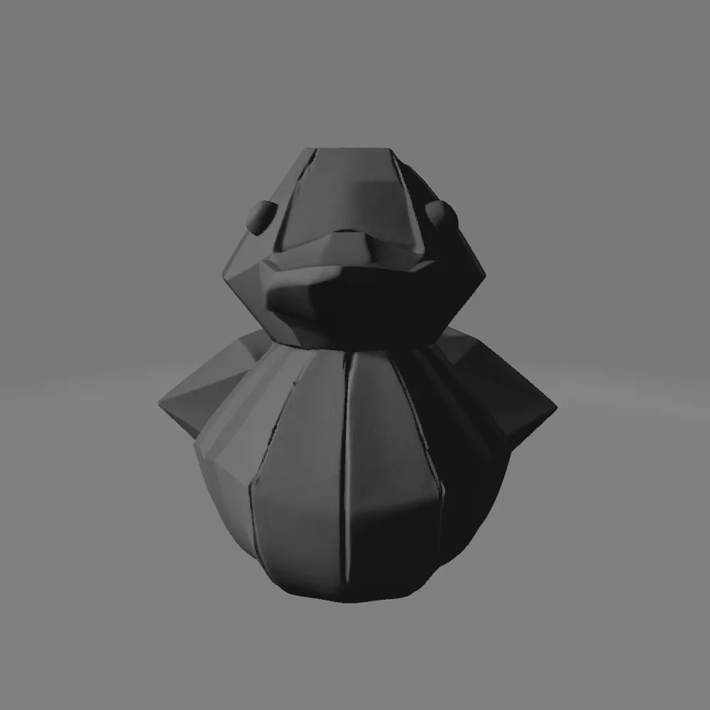 Origami Duck Geometric Rubber Duck by CraftitectMakerWorld: Download ...