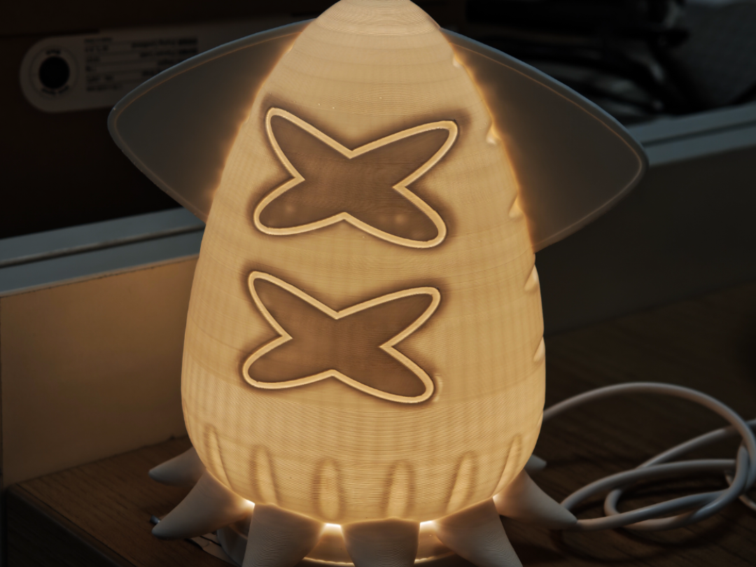 Splatoon 3 Squid Target Lamp - Compatible with Official LED Night Light ...