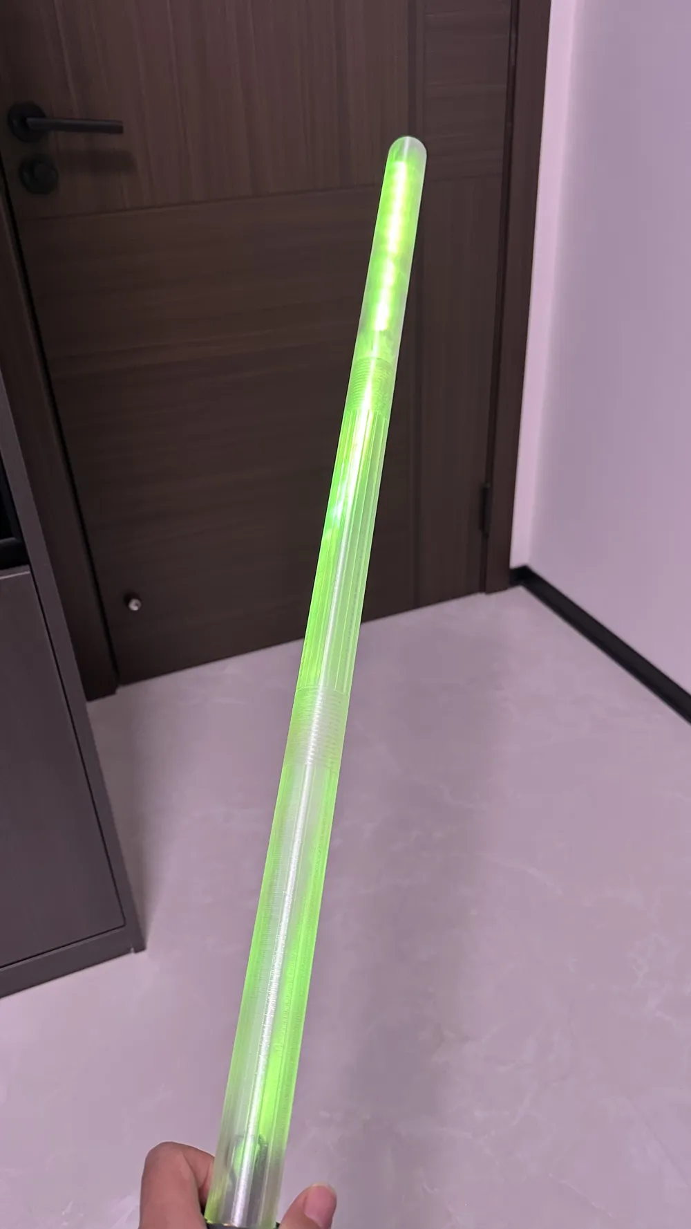 Lightsaber crafted from LED strip lights by MING111JIEMakerWorld ...