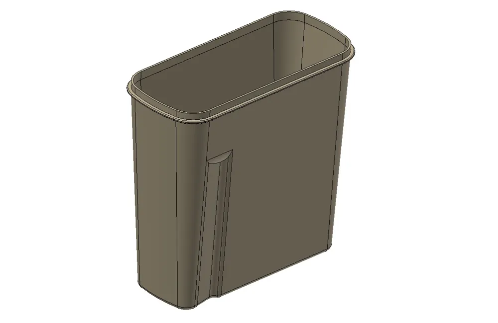 4L Cereal Container 3D Model (.stp file) by Engineered Reality ...