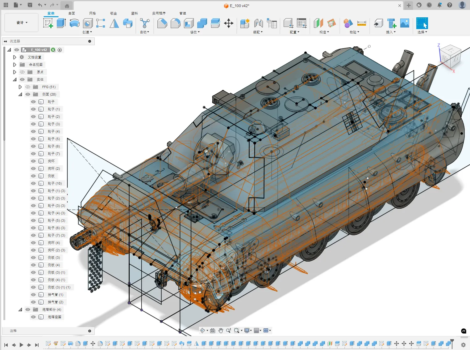E100 Super Heavy Tank 1:35 Germany World War II by Bavaria_3D Tanks ...