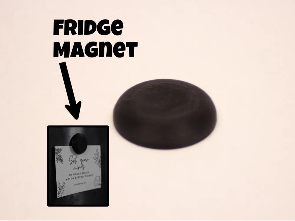 Simple Fridge Magnet - Free 3D Print Model - MakerWorld