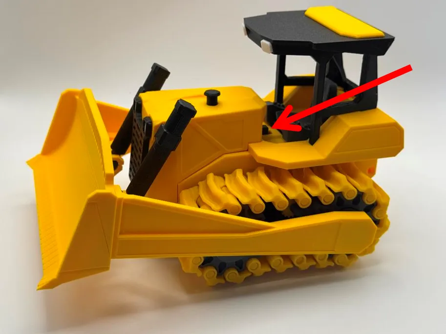 Bulldozer - CyberBrick RC - Free 3D Print Model - MakerWorld