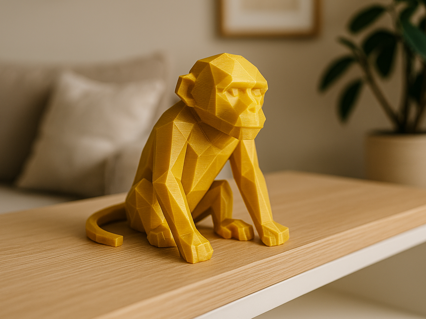 Low-poly Monkey by SparklingStar MakerWorld: Download Free 3D Models