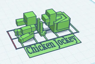Chicken Jockey Kit Card by BWB 3D_Prints MakerWorld: Download Free 3D ...