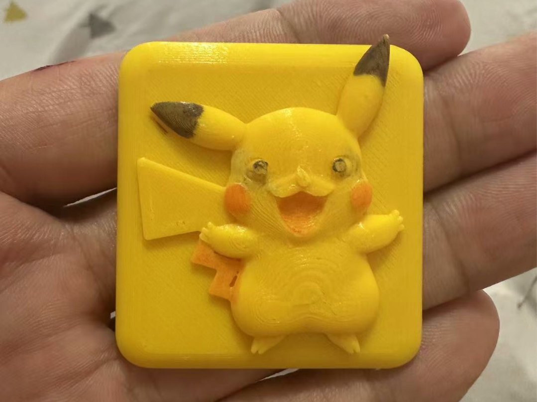 Pokémon Refrigerator Magnet Pikachu by 头很铁患者 MakerWorld: Download Free ...