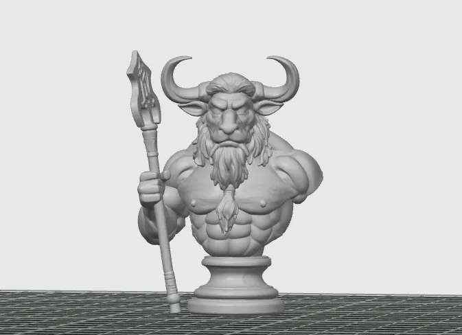 The Minotaur Statue by Swotar MakerWorld: Download Free 3D Models