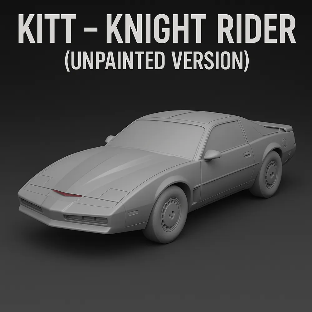 KITT – Knight Rider 3D Model - Free 3D Print Model - MakerWorld