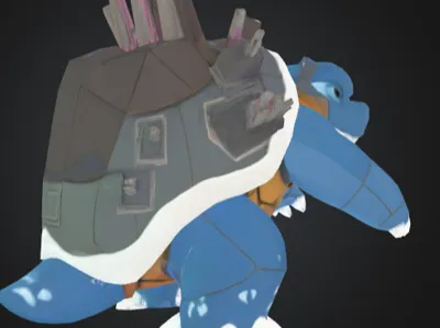 Gigantamax Blastoise by The Pokémon Guy MakerWorld: Download Free 3D Models