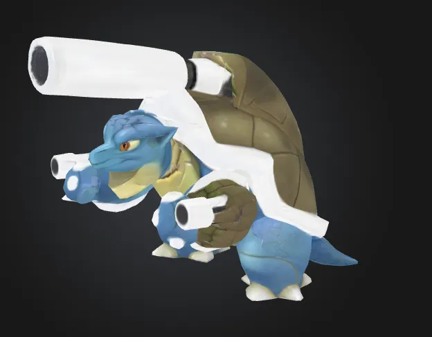 Mega Blastoise by The Pokémon Guy MakerWorld: Download Free 3D Models