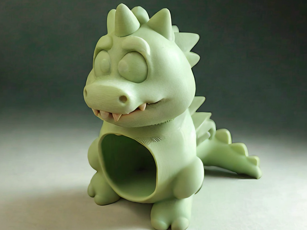 Mini T-Rex Desk Organizer, Toy Storage by 我是大好人 MakerWorld: Download ...