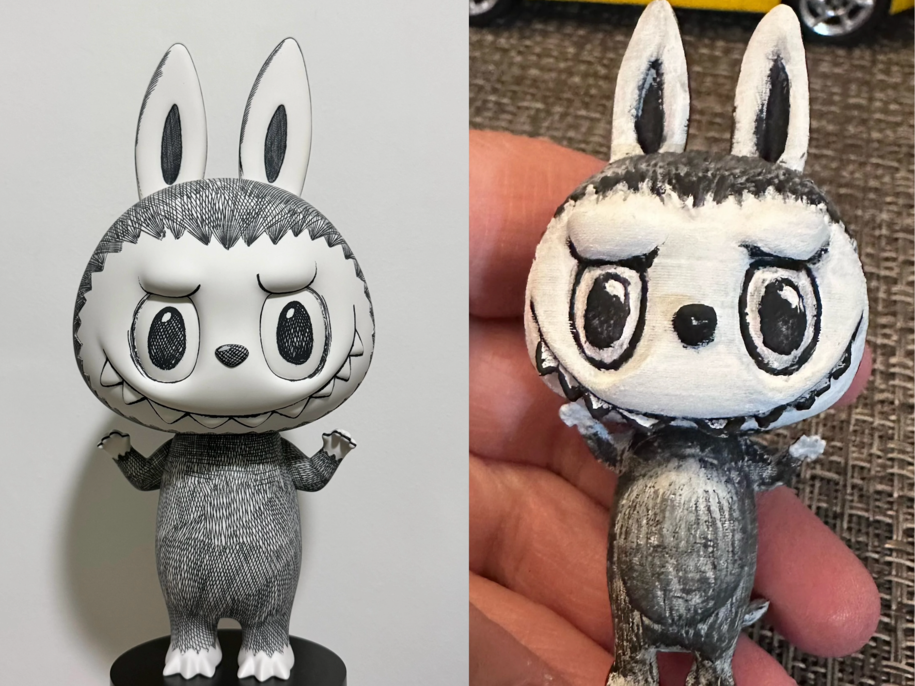 Rare form Labubu Sketch labubu Very rare! by Angus162 MakerWorld ...