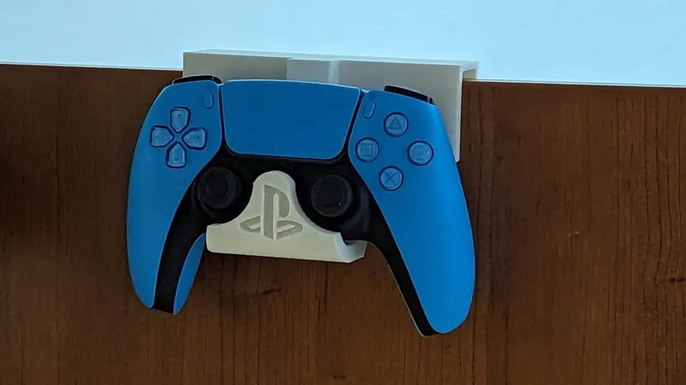 PS5 controller under desk mount side panel by MasterMitch MakerWorld ...