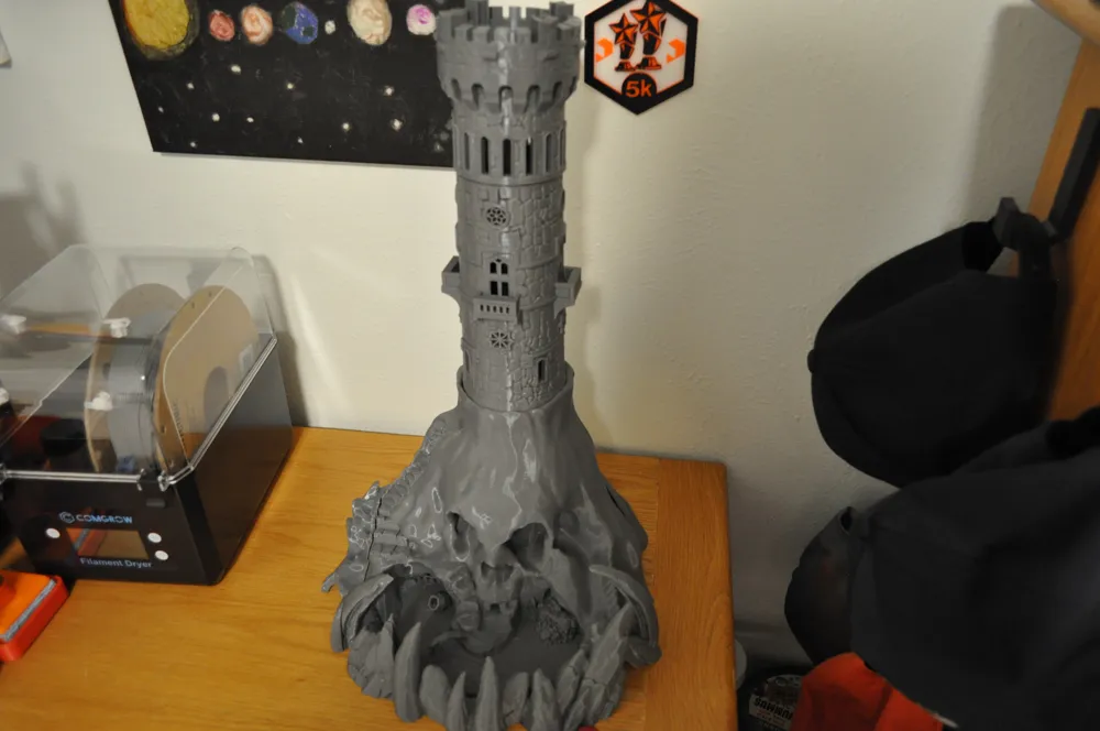 Skull Island Dice Tower Remixed by 3Dprintfun MakerWorld: Download Free ...