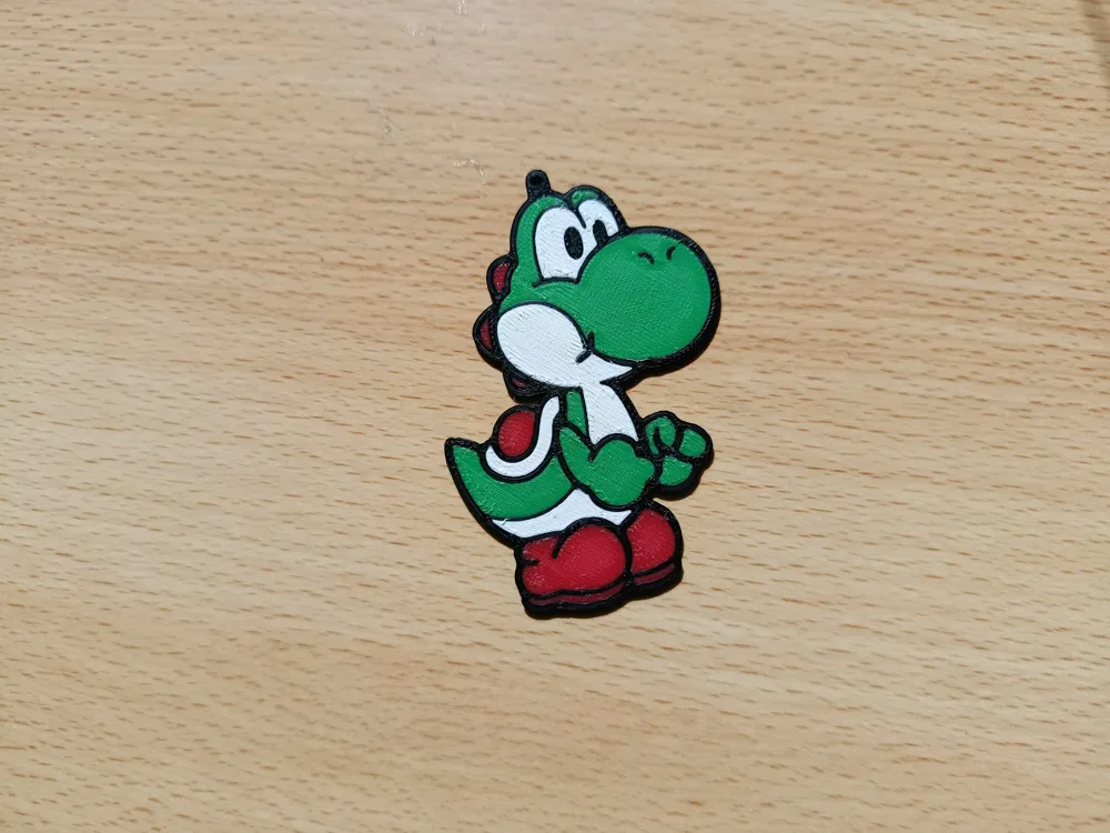 Multicolor Keychain Yoshi by Printcube3d MakerWorld: Download Free 3D ...