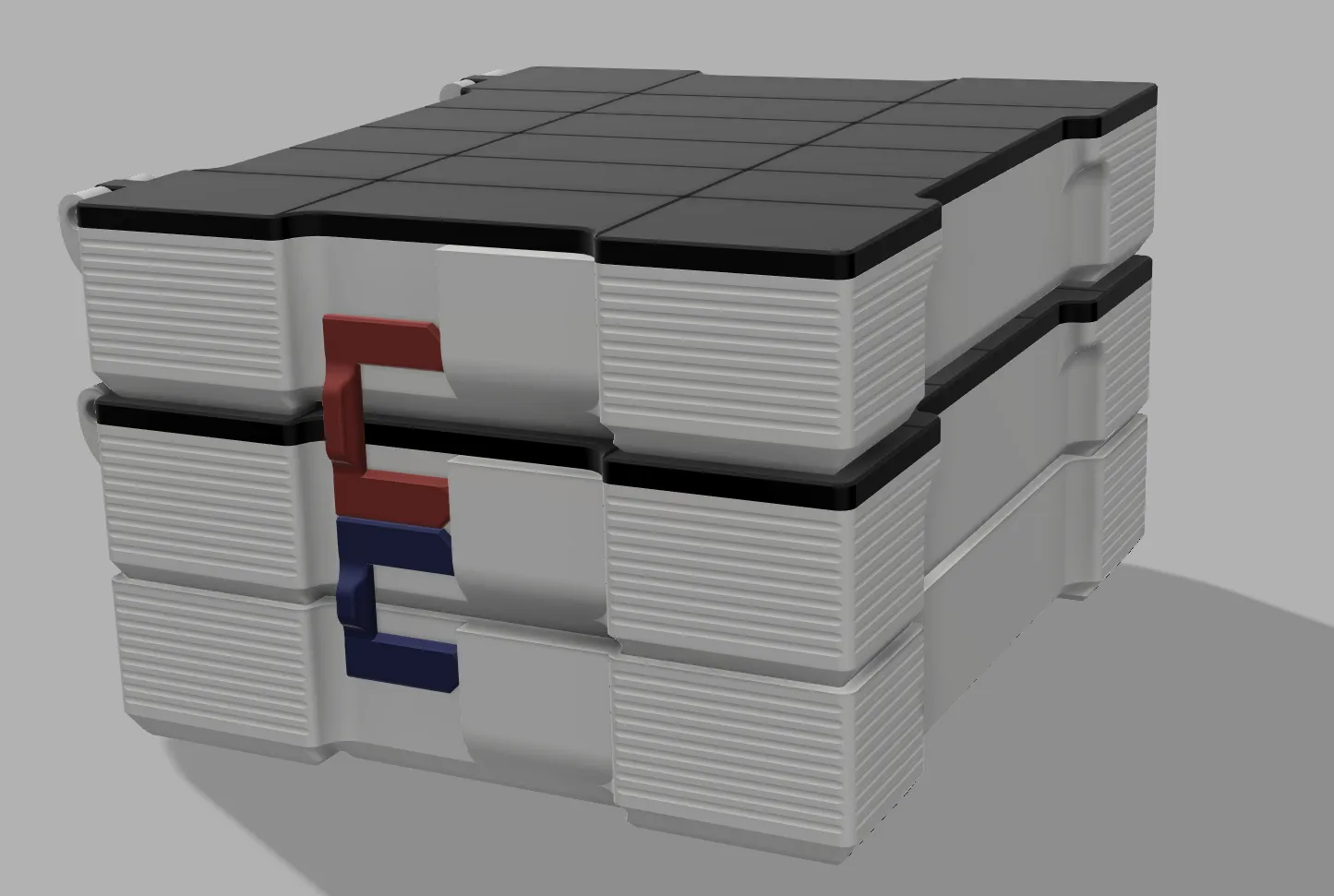 Stackable Sorting Box with Lid and Locking Mechanism - Free 3D Print ...