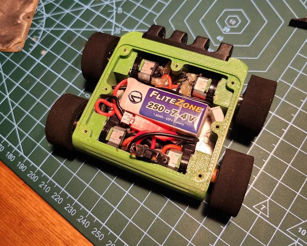 150g Antweight/ Fairyweight battlebot combat robot - Free 3D Print ...